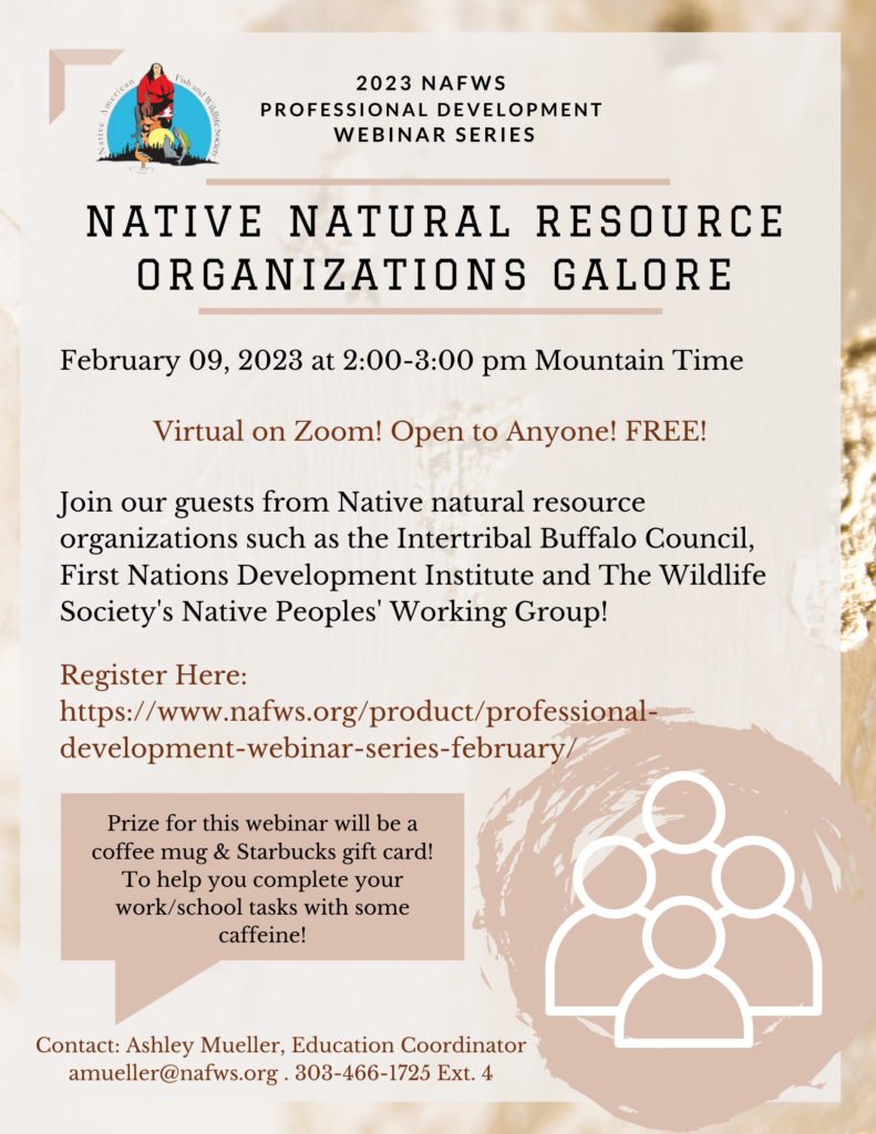Professional Development - Native American Fish and Wildlife Society