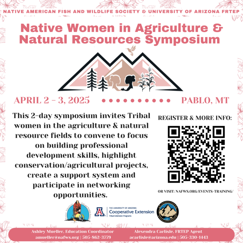 2025 Native Women In Agriculture & Natural Resources Symposium - Native ...