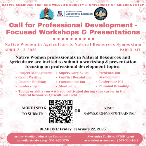 2025 Native Women In Agriculture & Natural Resources Symposium - Native ...